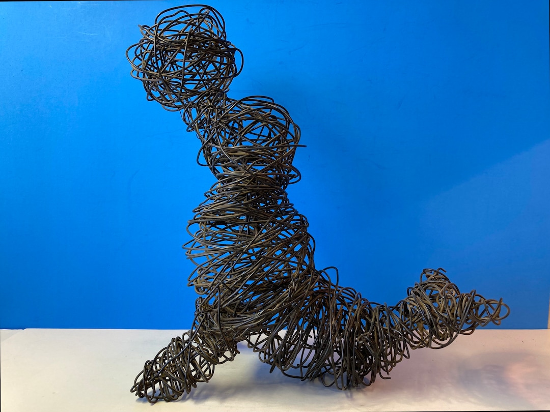 Seal Balancing Ball Wire Hanger Folk Art Sculpture - Etsy