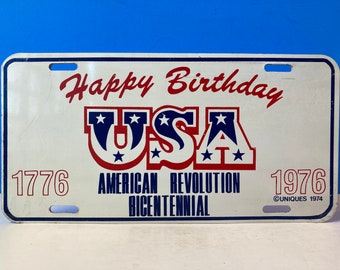 Happy Birthday License Plates - Etsy