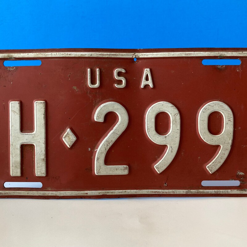Usa License Plate - Etsy