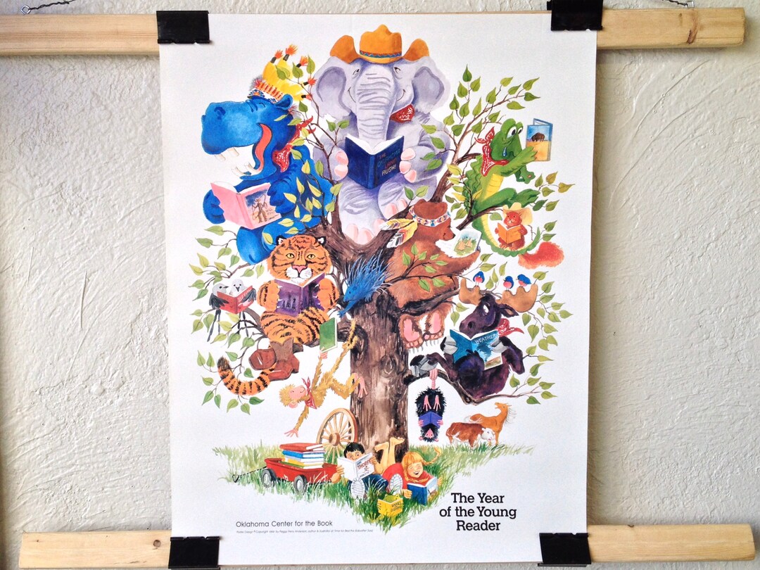 The Year of the Young Reader Poster - Etsy