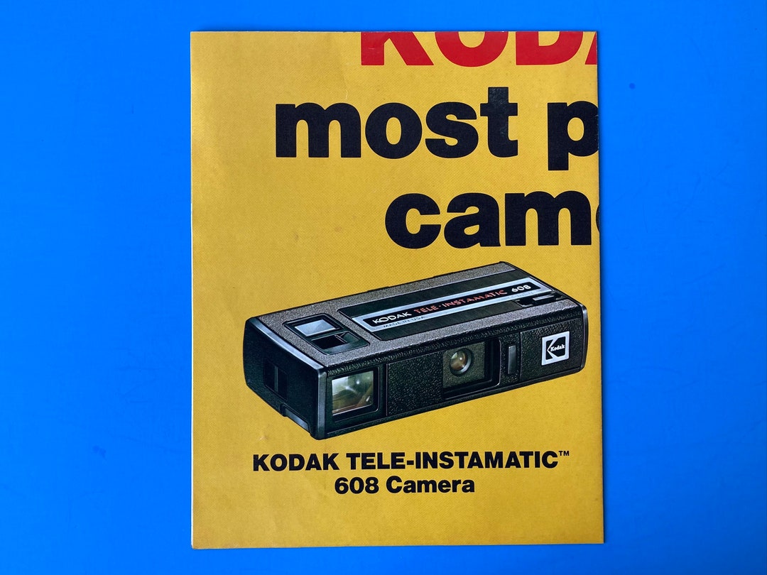 Vintage Camera Store Sign Poster Kodak Instamatic Cameras - Etsy