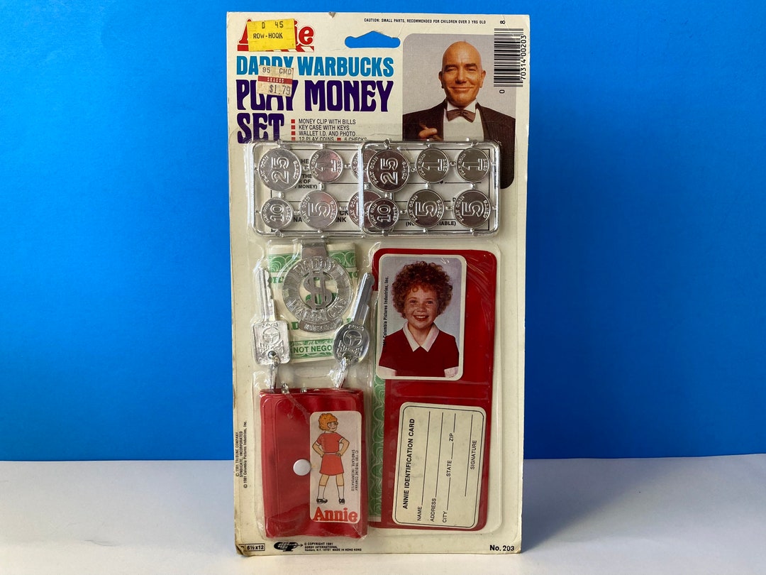 Daddy Warbucks Play Money Set - Etsy