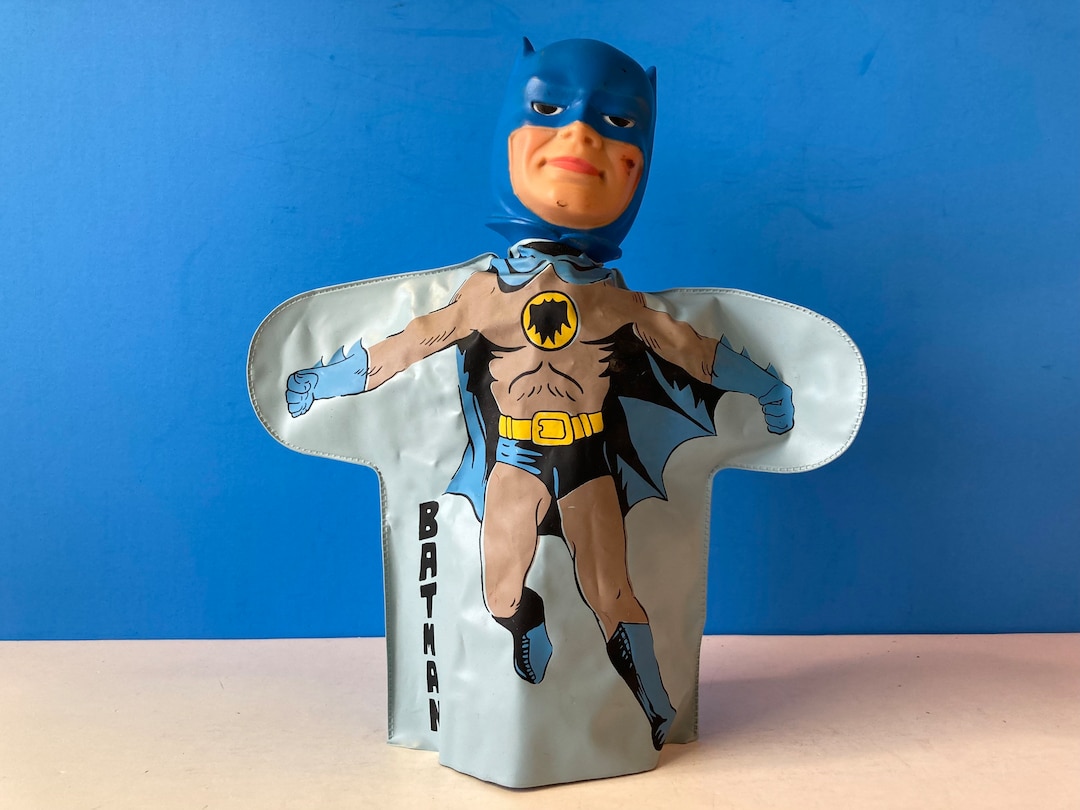 Vintage Batman Hand Puppet - Etsy