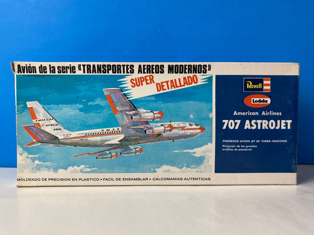 Revell Lodela American Airlines 707 Astrojet Model Kit New / Unbuilt - Etsy