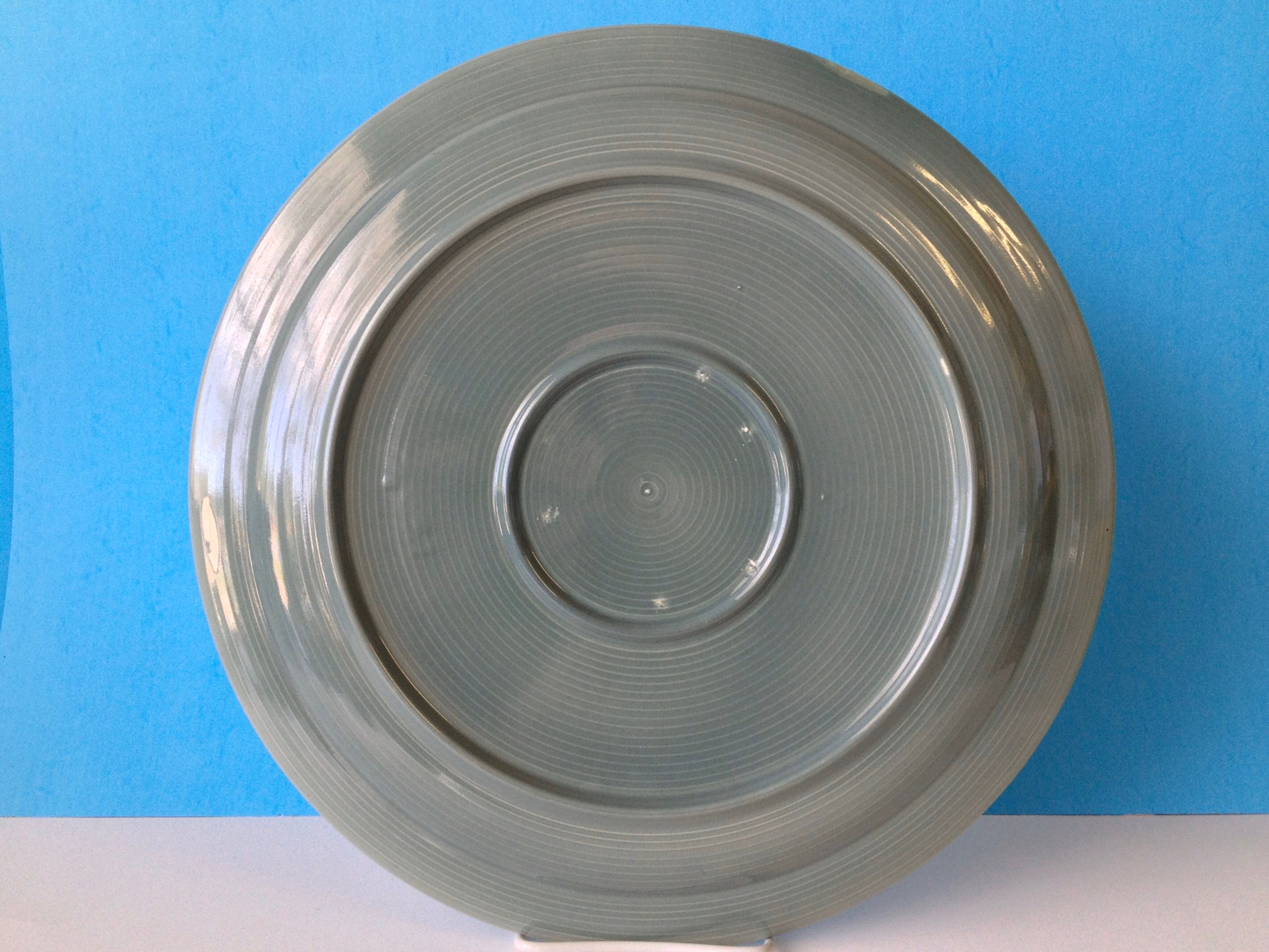Red Wing Village Green Chop Plate - Etsy