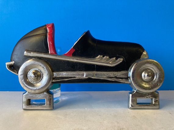 Cast Aluminum Race Car License Plate Topper - Etsy