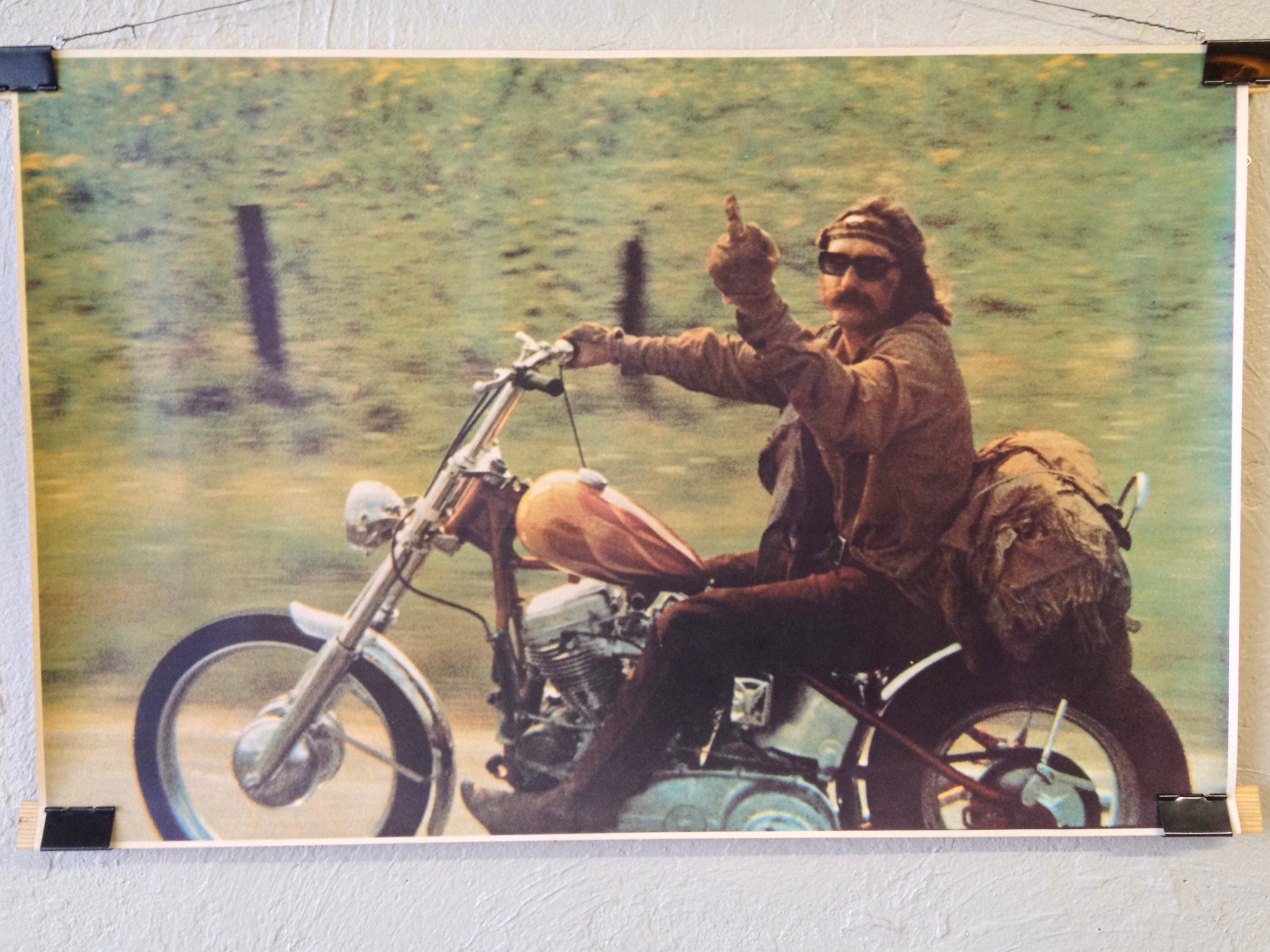 Easy Rider Middle Finger Poster