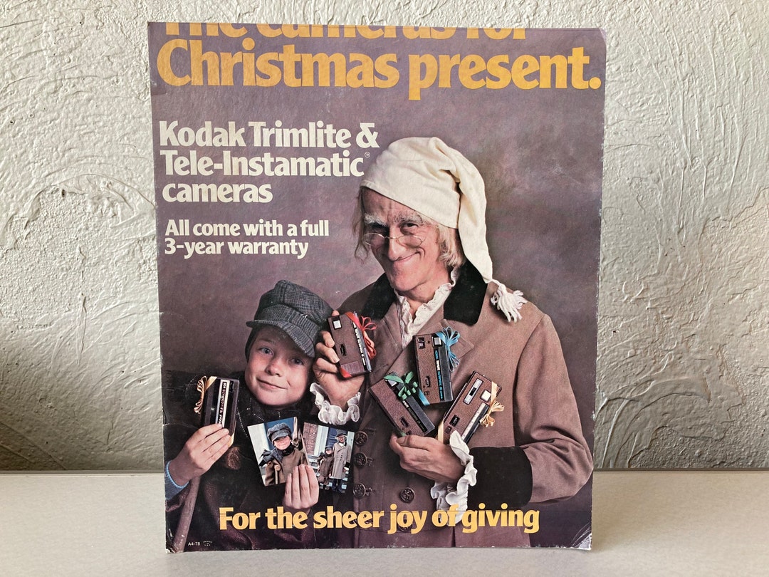 Vintage Store Sign Kodak Trimlite & Tele-instamatic Cameras - Etsy