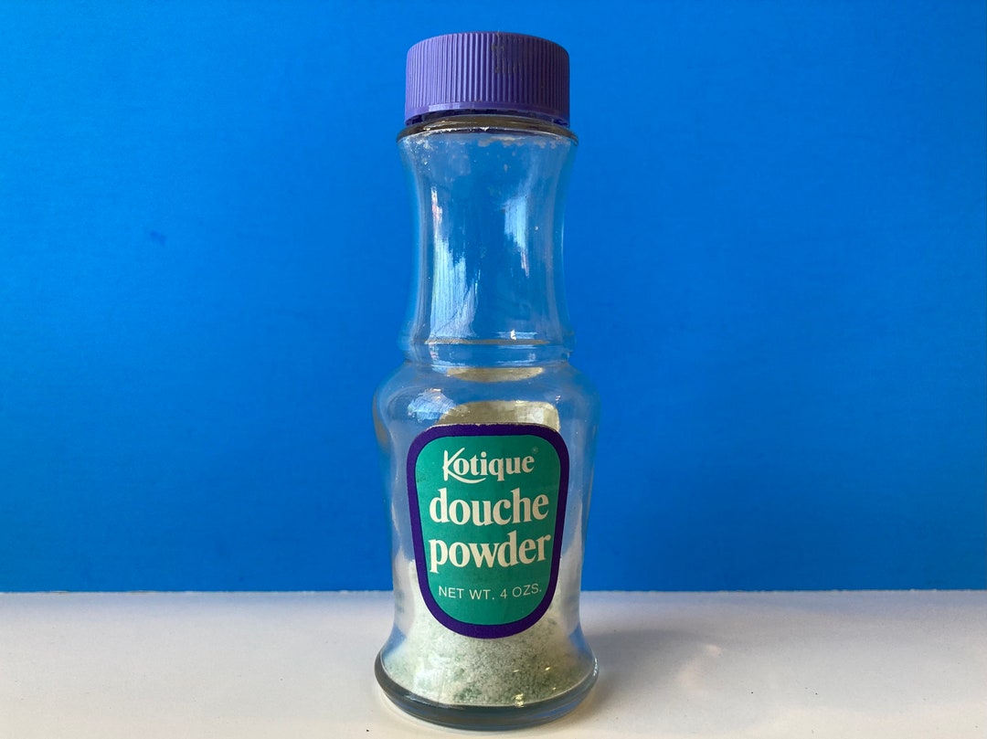 Vintage Kotique Douche Powder Bottle - Etsy