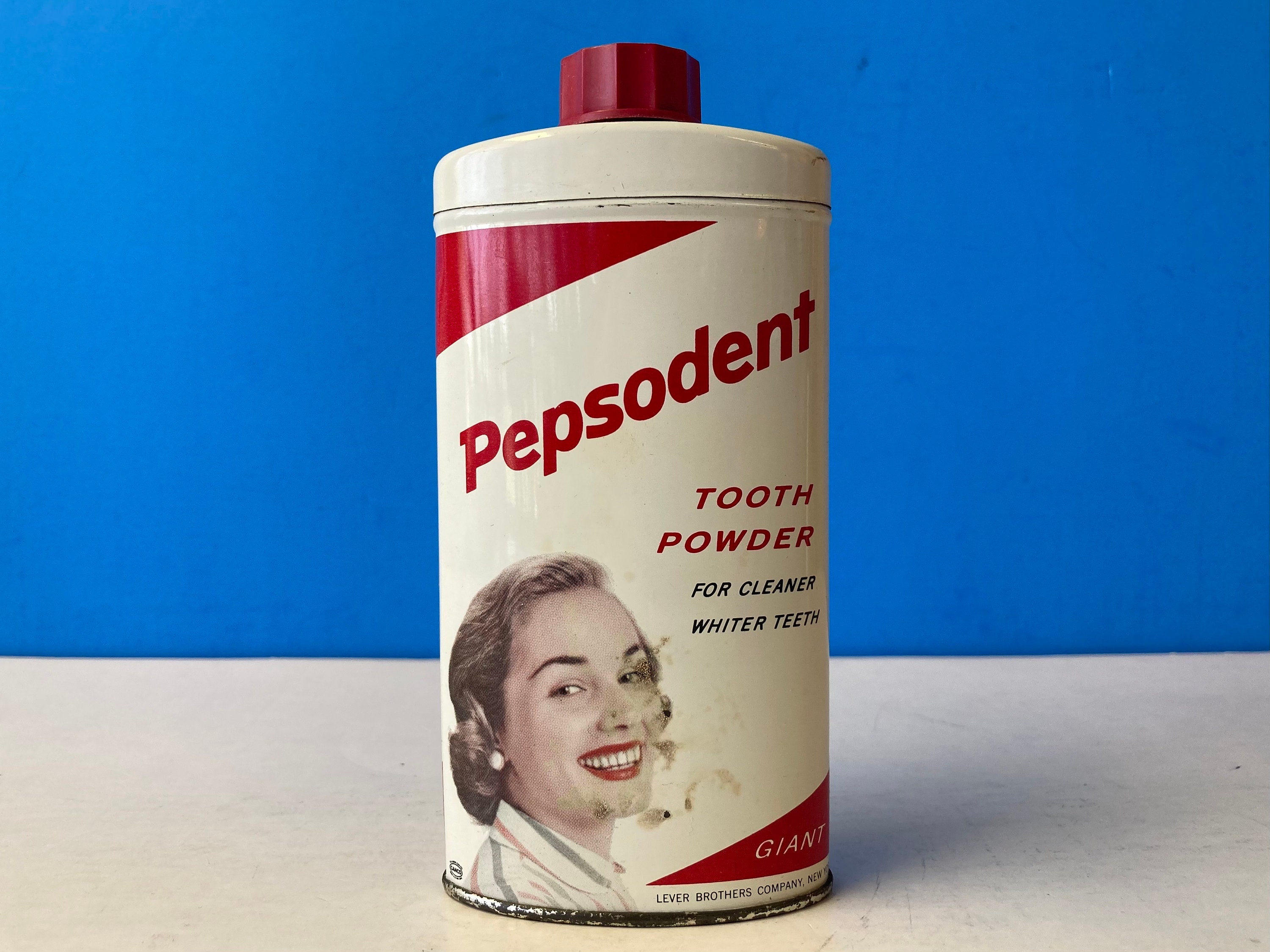 Pepsodent Tooth Powder Can