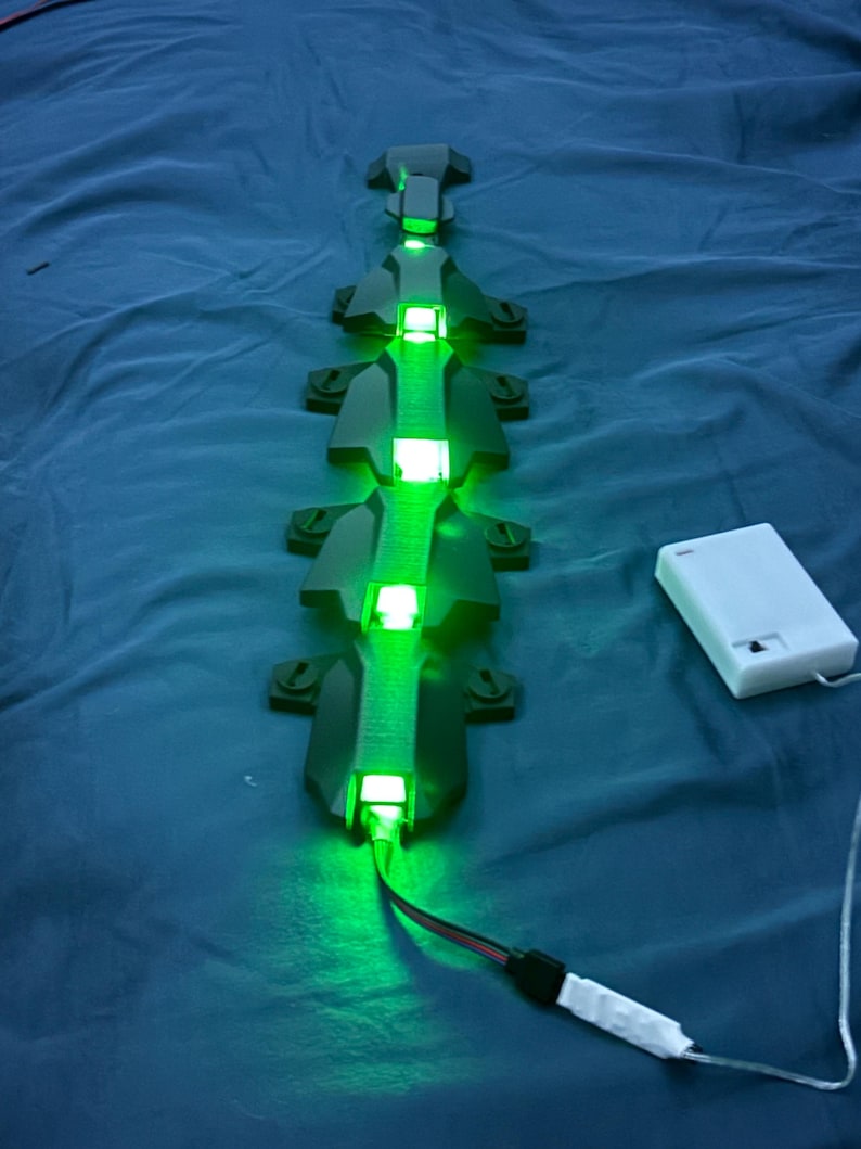 Cyberpunk Edgerunners Sandevistan Prop: Wearable Cosplay With LED ...