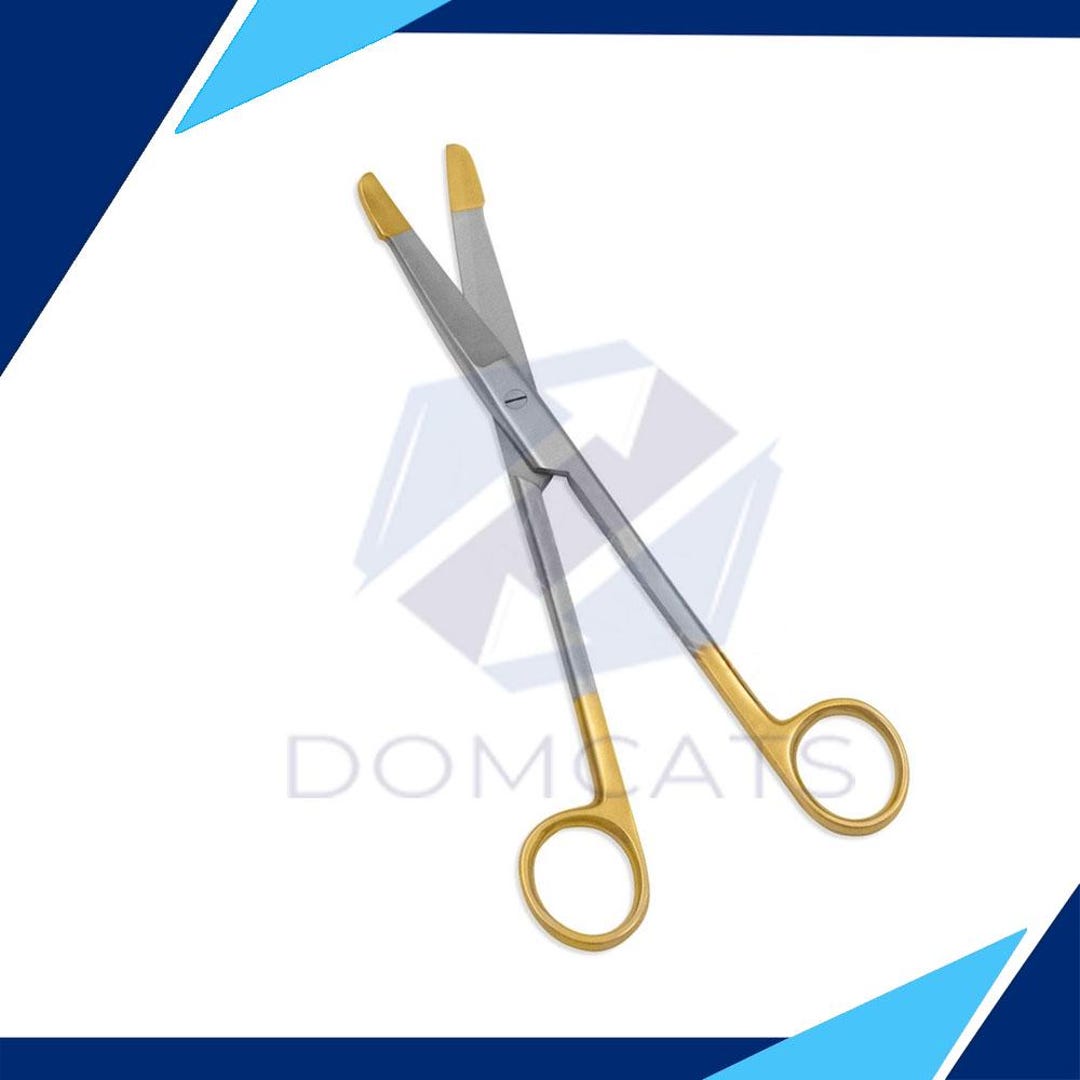 Solz Super-cut Curved Scissors – 20 Cm Gold Tip Stainless Steel Strong ...