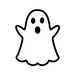 Ghost Outline Clipart: Transparent PNG & JPEG Stencil Template (digital ...