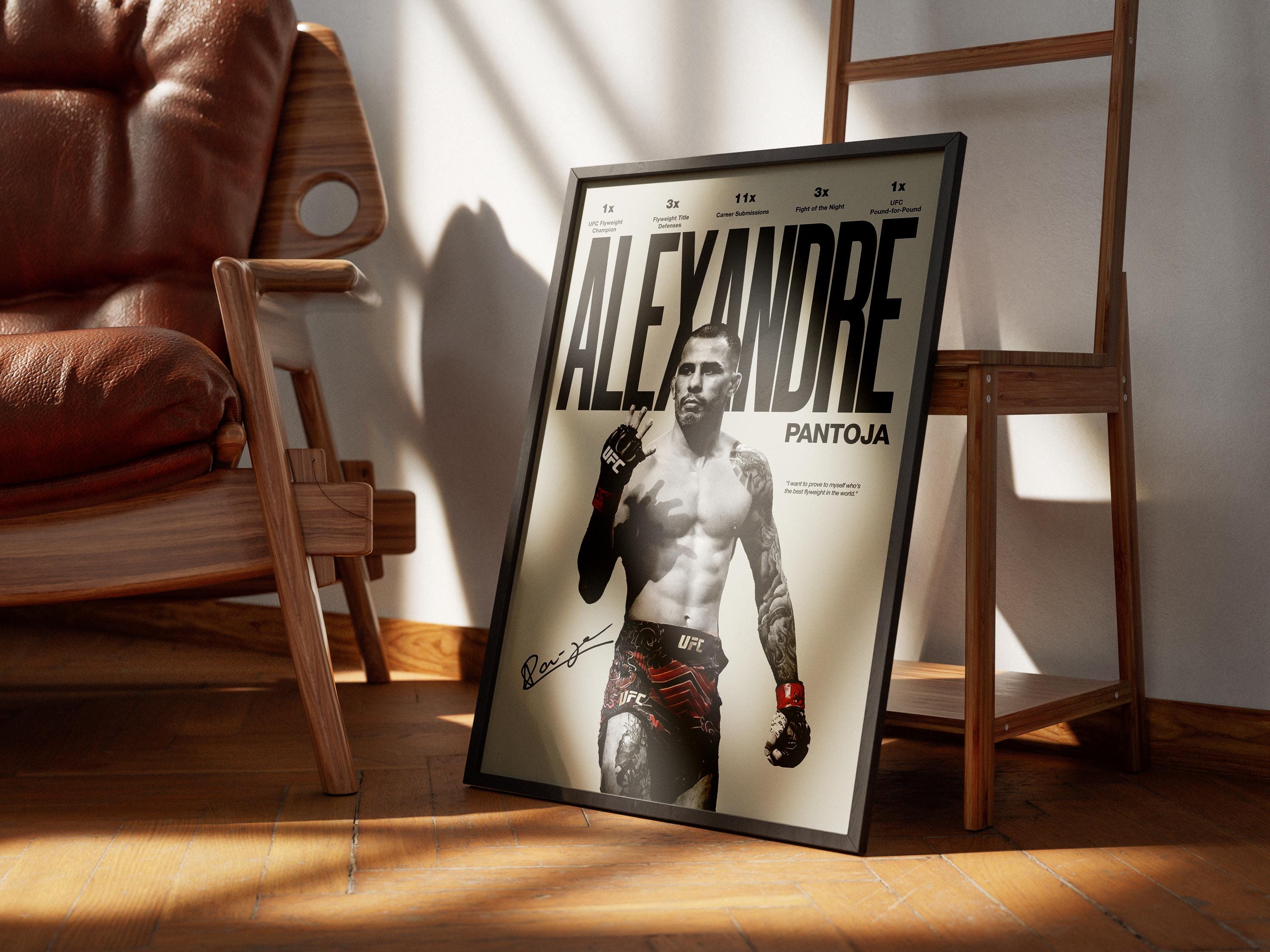 Alexandre Pantoja Poster, UFC Wall Art, Flyweight Champion Print, MMA ...