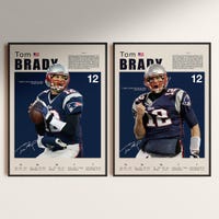 Tom Brady Poster - Etsy