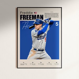Freddie Freeman Digital Download Posters - Etsy