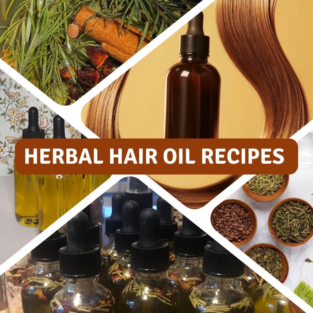 Herbal Hair Oil Recipe: Ancient Indian Secret (DIY) - Etsy