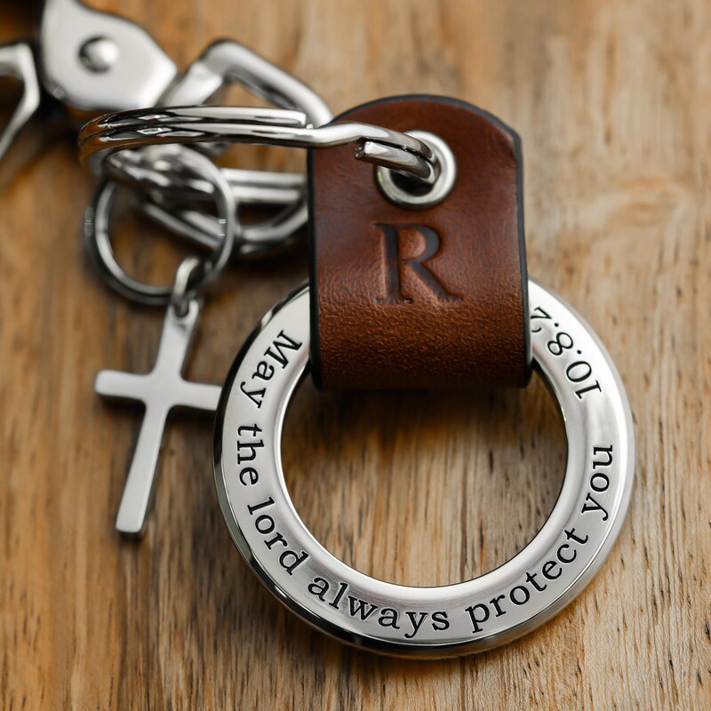Cross Keychain - Etsy