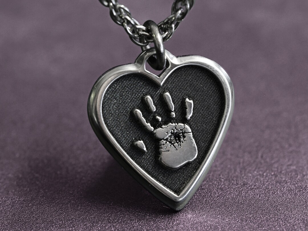 TITANIUM Real Handprint or Footprint Created in 3D Titanium Custom ...