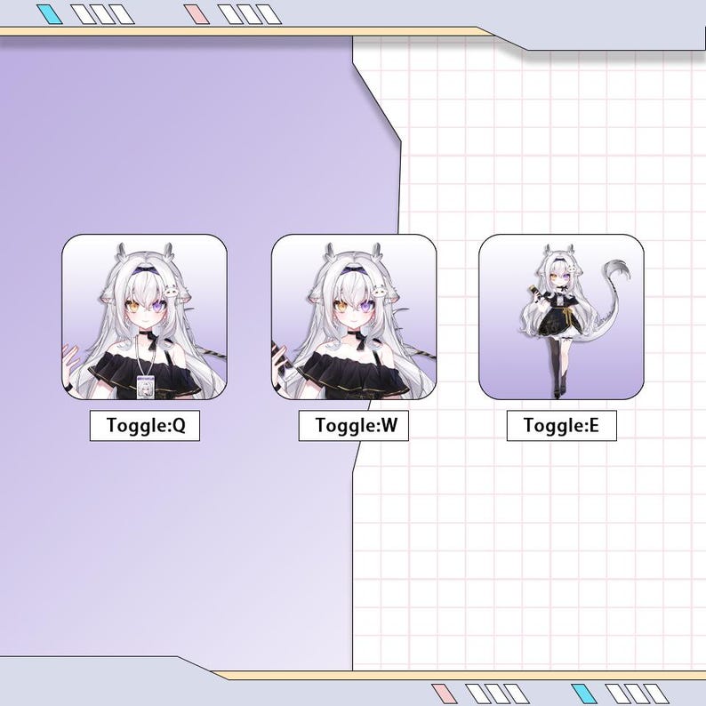 Premade Live2d Vtuber Model: Ready to Use, Vtubestudio Compatible - Etsy