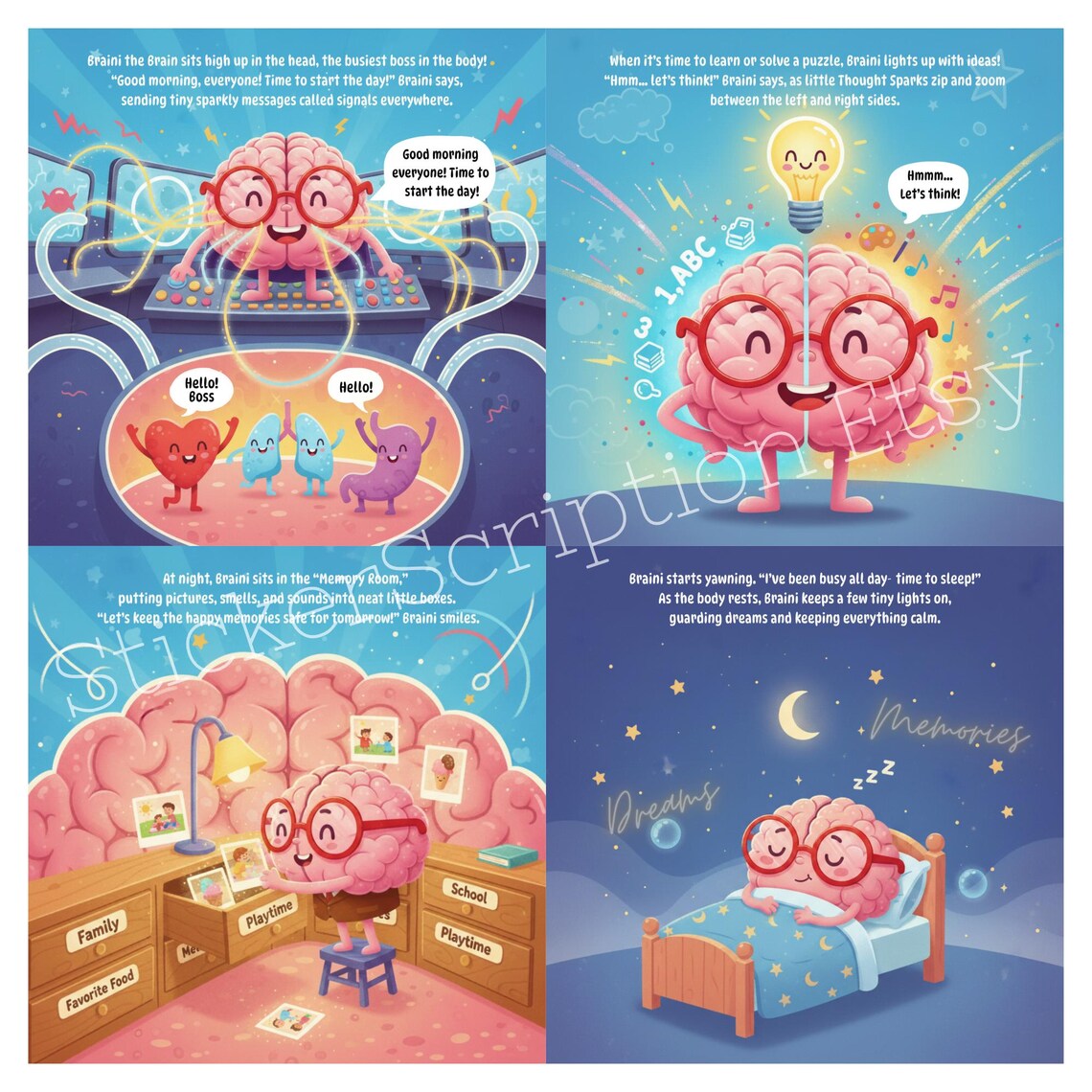 Braini the Brain: the Brilliant Boss! | Educational Kids Storybook ...