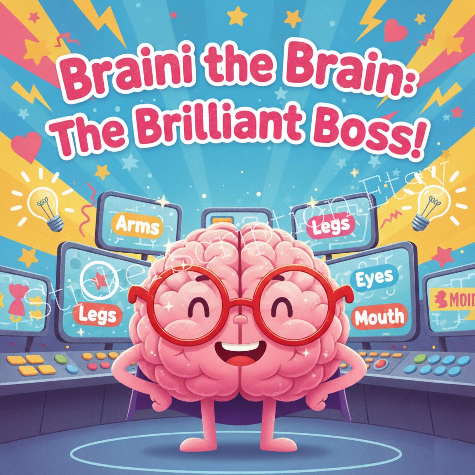 Braini the Brain: the Brilliant Boss! | Educational Kids Storybook ...