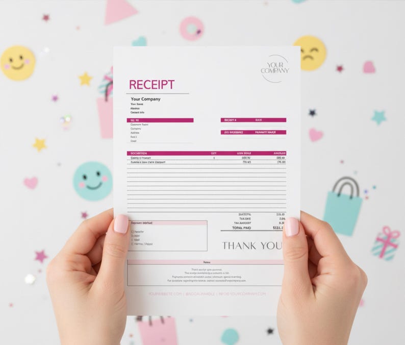 Invoice & Receipt Template Bundle - All-in-one – Excel, Google Sheets ...