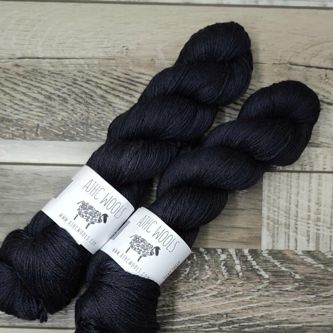 RTS Midnight Neutral Accents Silky Sheep Fingering Weight Sock Yarn ...