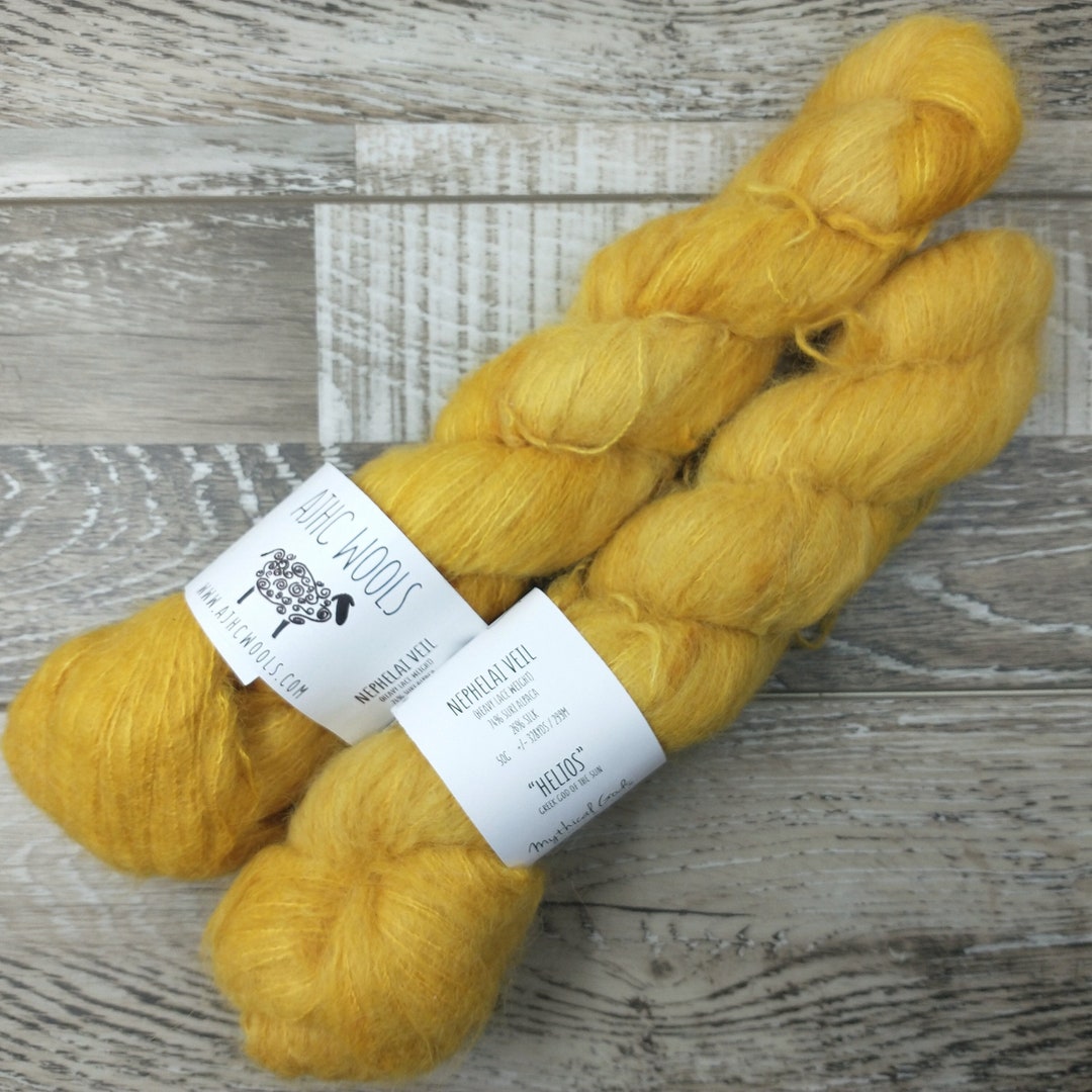 RTS Helios Nephelai Veil Heavy Lace Yarn Suri Alpaca Silk Halo Mythical ...