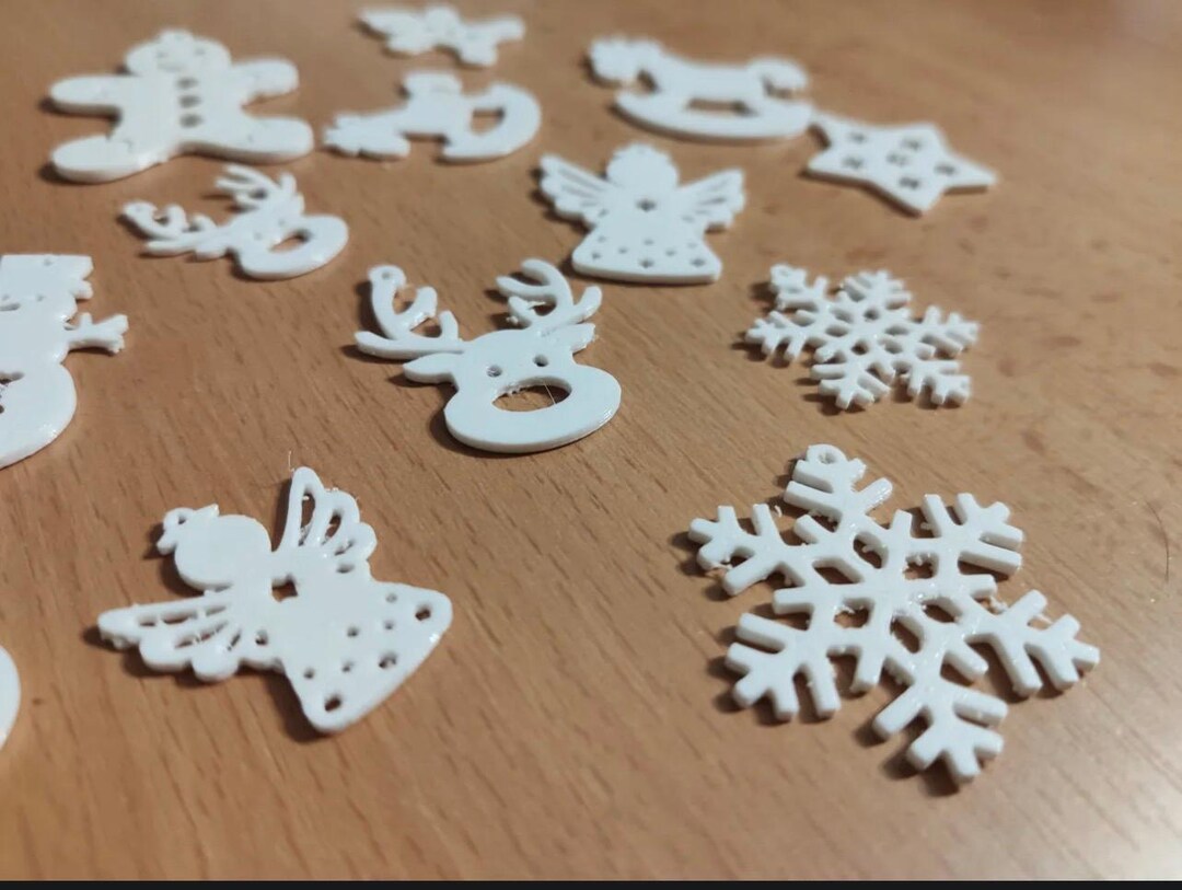 3D Printable Christmas Ornament STL Files – Holiday Tree Decor (digital ...