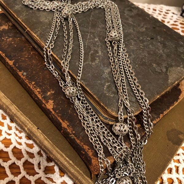 Multi Chain Necklace - Etsy