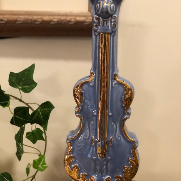 Blue Violin Vase - Etsy