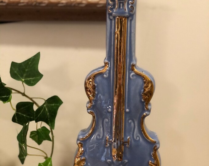 Blue Violin Cello Wall Pocket Wall Vase - Etsy