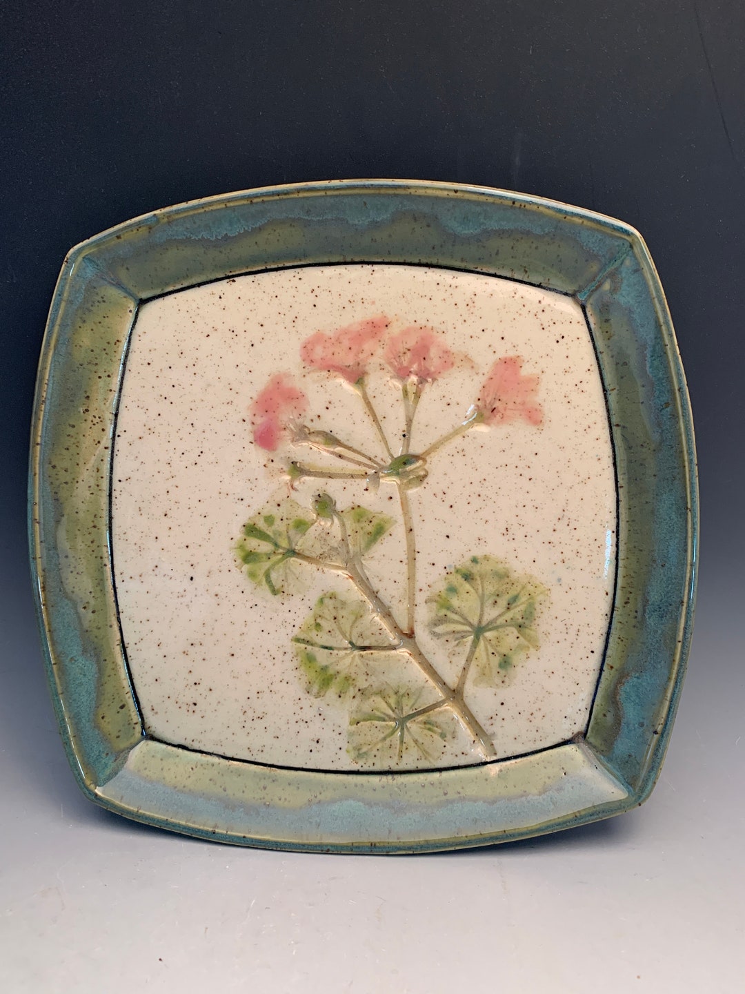 Plate,serving Plate,square Plate,handmade,appetizer Plate,desert Plate ...