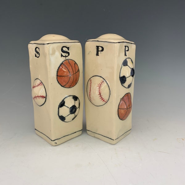 Baseball Salt Pepper Shakers - Etsy