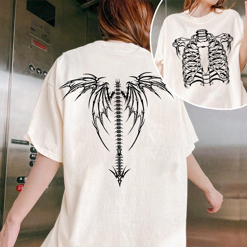 Rib Cage Skeleton PNG, Abstract Gothic Grunge Punk Witch, Dark ...