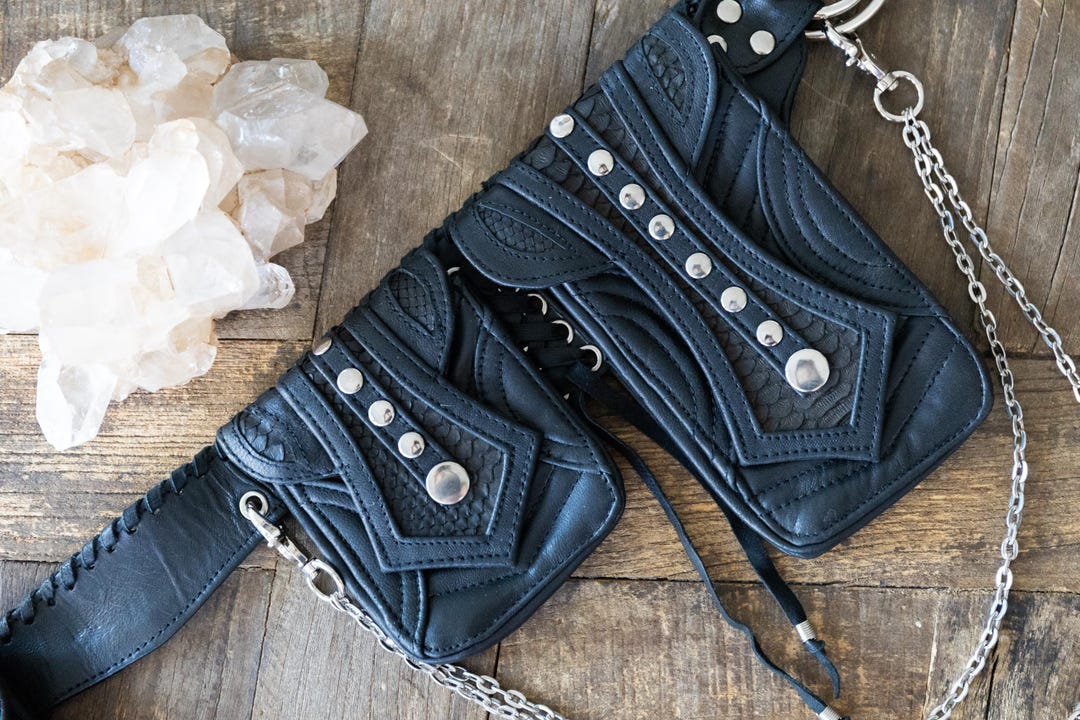 Leather Utility Belt – Steampunk Festival, Rave Gear & Outfits - Etsy