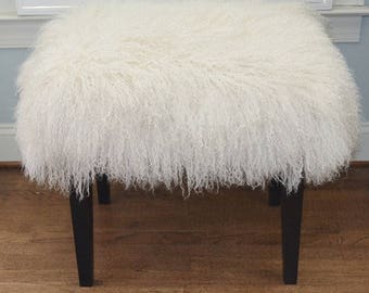 Sheepskin Bench | Etsy