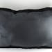 Real Genuine Black Rex Rabbit Fur Pillow Authentic Cushion - Etsy