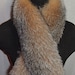 Real Fox Fur Boa Black Scarf Collar New Made in the USA - Etsy