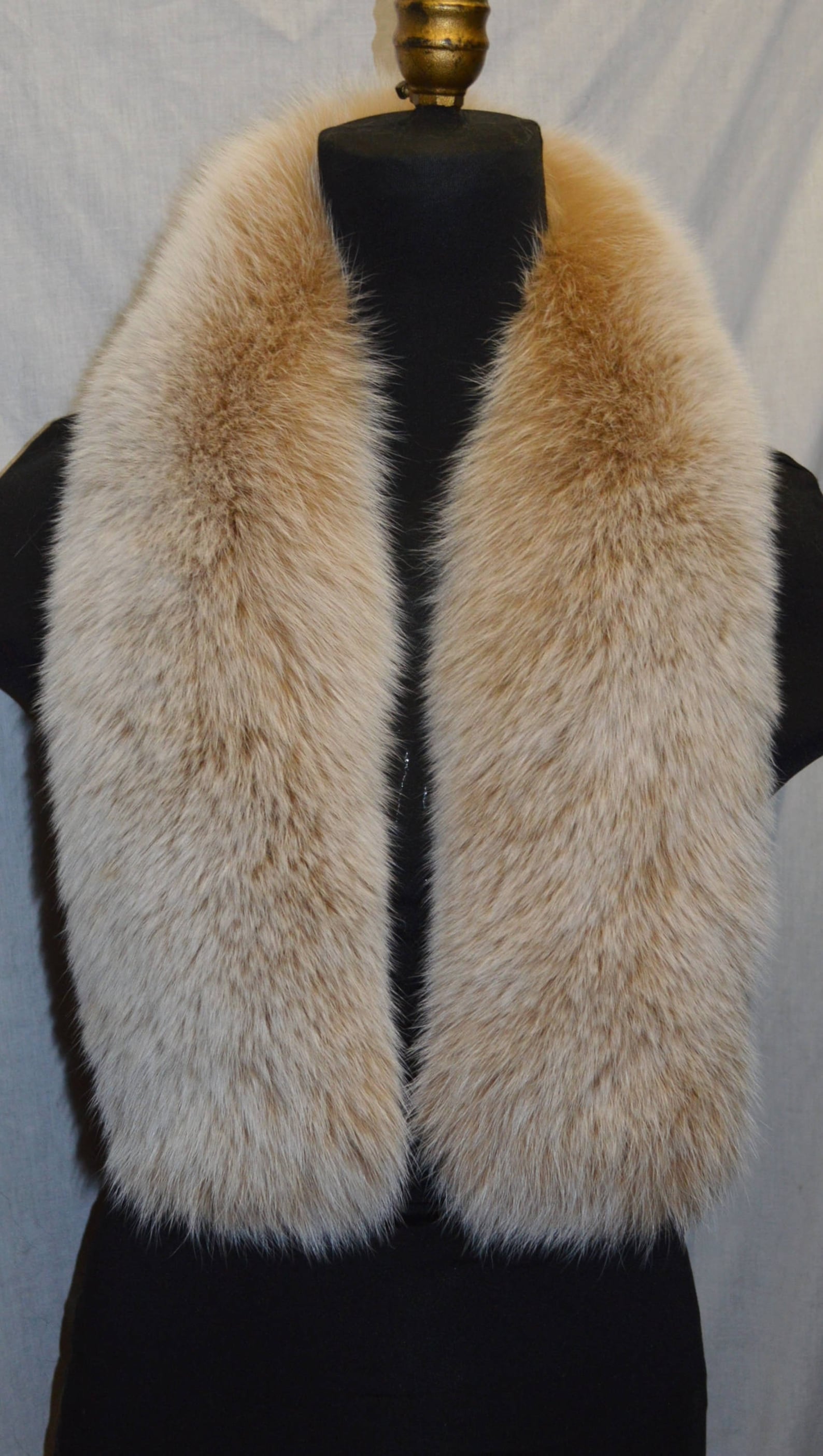 Snow Top Fox Fur Scarf Collar Real Genuine New Authentic - Etsy