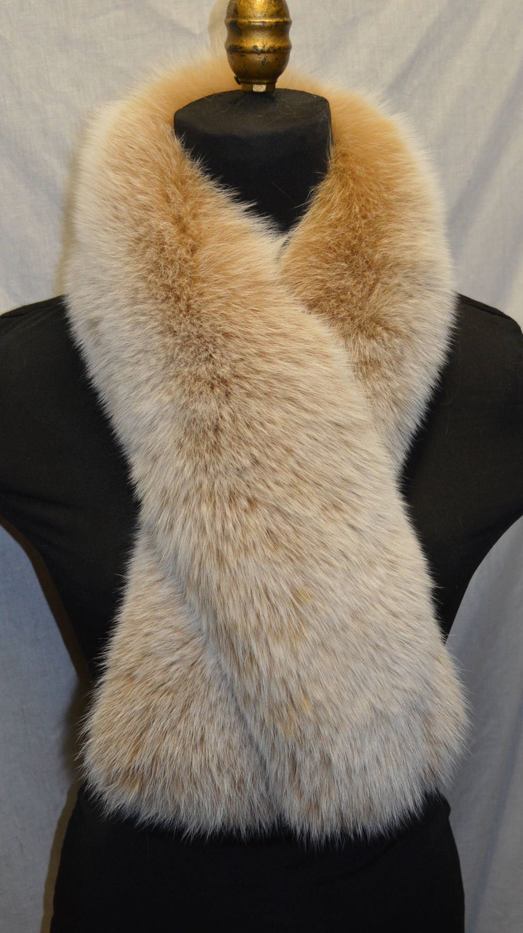 Snow Top Fox Fur Scarf Collar Real Genuine New Authentic - Etsy