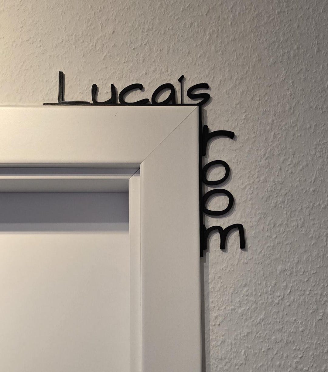 Personalized Door Frame Decoration “name’s Room” | Minimalist Wall ...