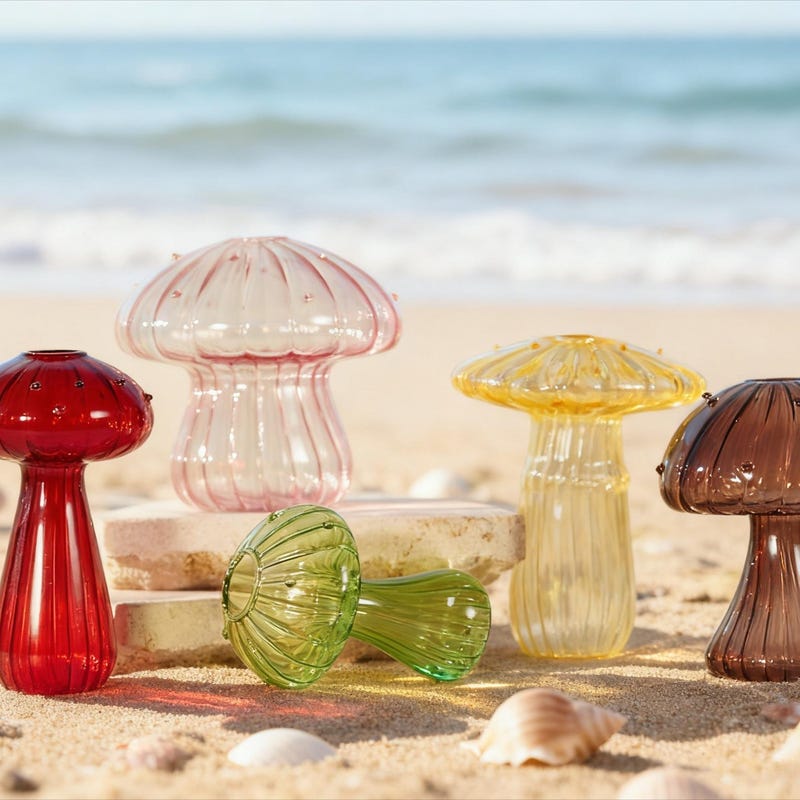 Blue and Pink Small Vases - Etsy