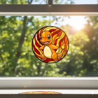 3D Charizard Stained Glass PATTERN ONLY- Digital Download - Etsy