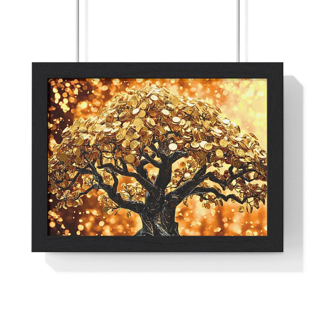 Money Tree Poster, Wealth and Prosperity Gift - Etsy
