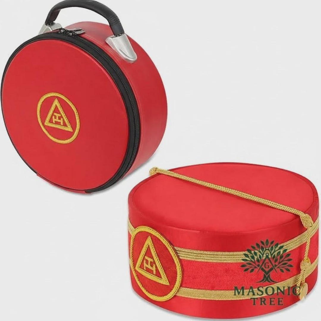 Masonic Royal Arch Crown Cap – Triple Tau Bullion Embroidery With ...