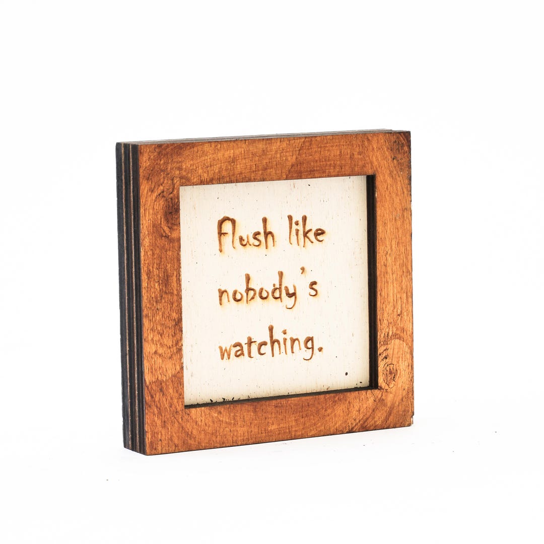 Funny Halloween Bathroom Sign – Spooky Humor Wall Plaque for Restroom ...