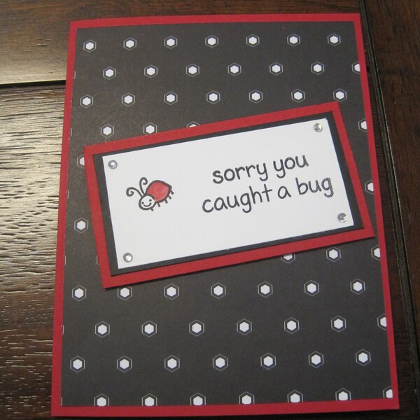 Bug Get Well Card - Etsy