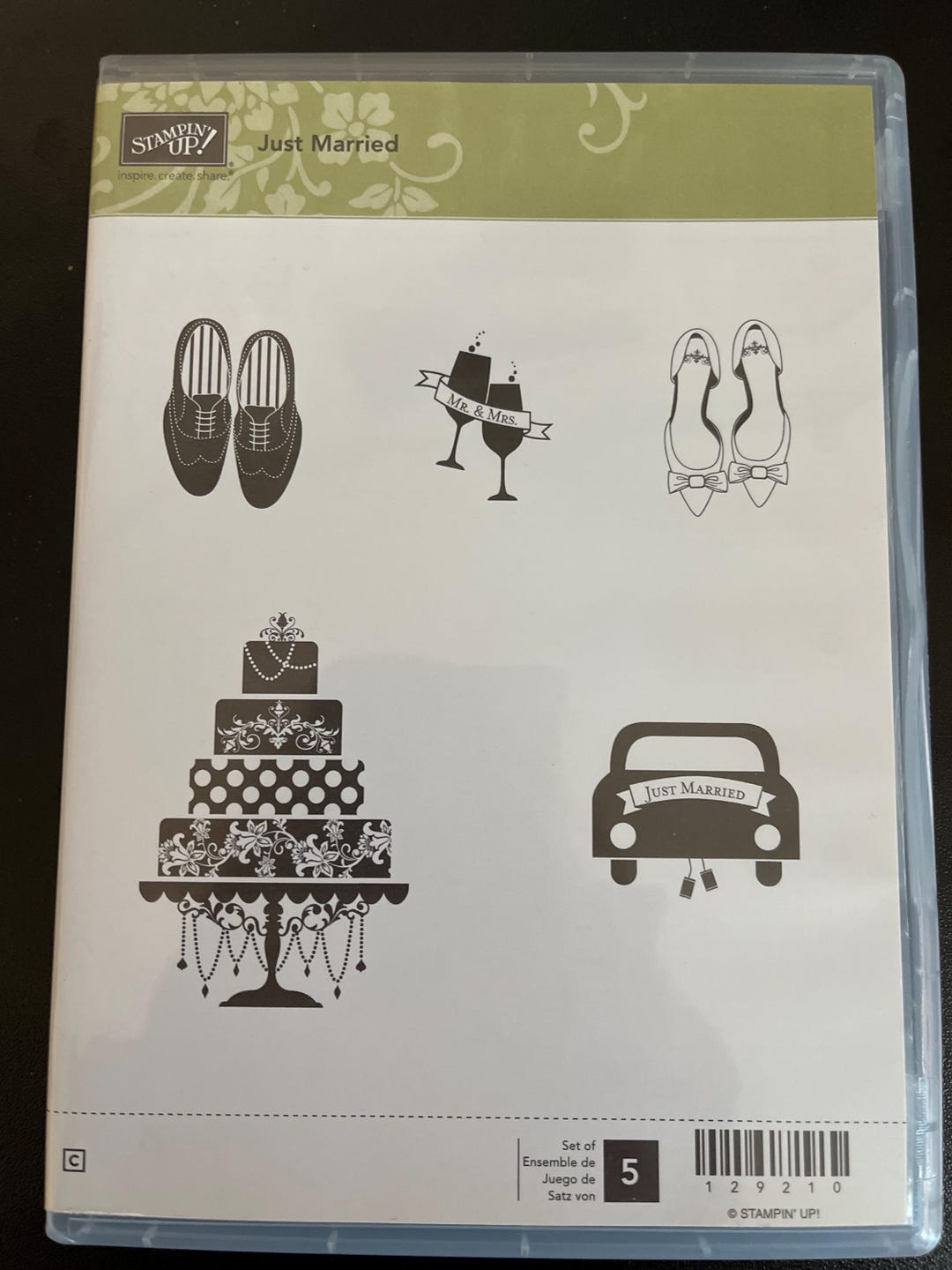 Retired Stampin up Just Married Stamp Set - Etsy